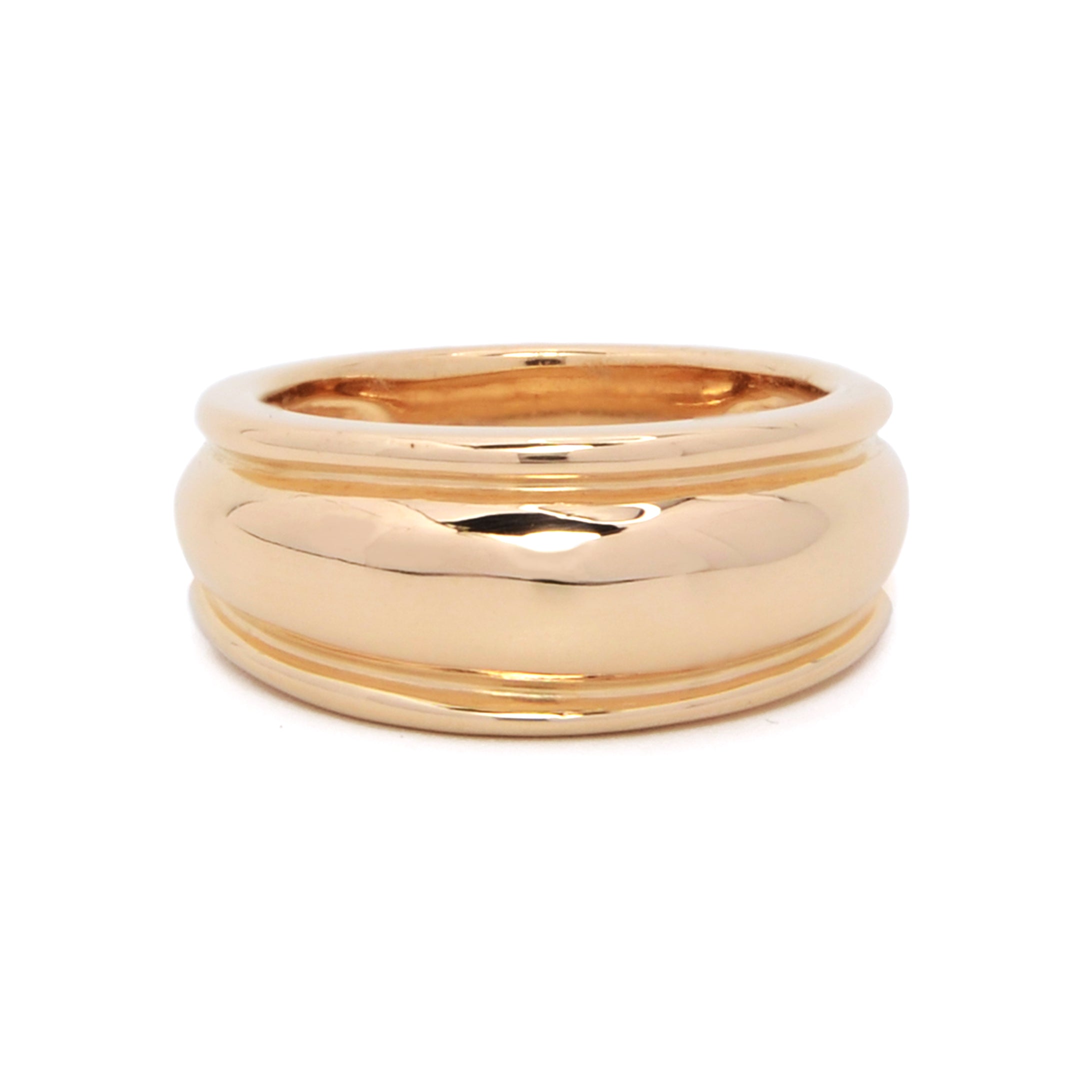 SHIELD RING - 14K GOLD – Steph Mazuera